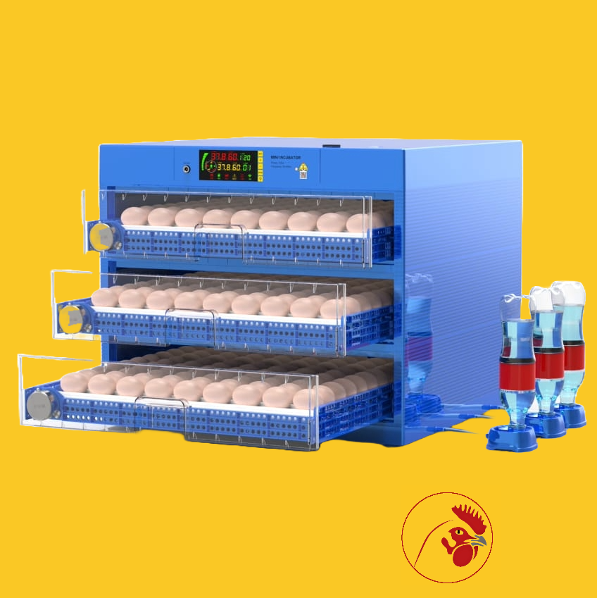 64-192 Eggs Fully Automatic Turning Hatcher Machine，Light Incubators ...